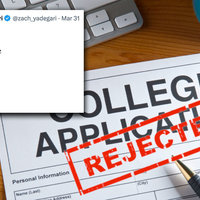 Zach Yadegari Personal Statement image and tweet example.
