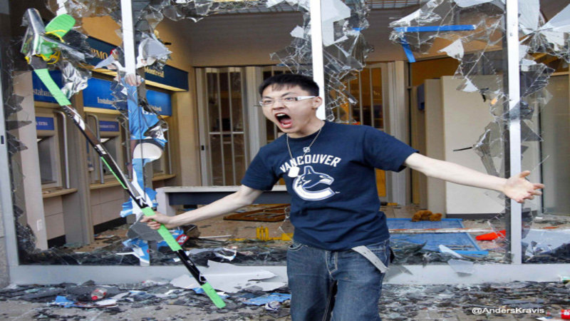 Angry Vancouver Fan / Angry Asian Rioter | Know Your Meme