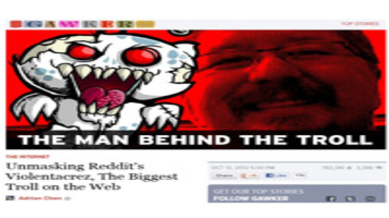 Gawker's Violentacrez Exposé Controversy | Know Your Meme