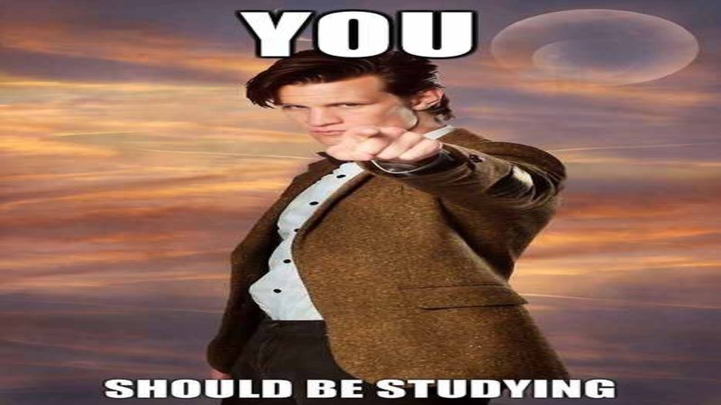 You Should Be Studying | Know Your Meme