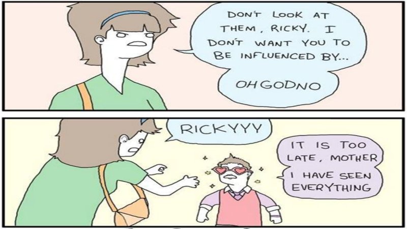 Don't Look at Them Ricky! | Know Your Meme