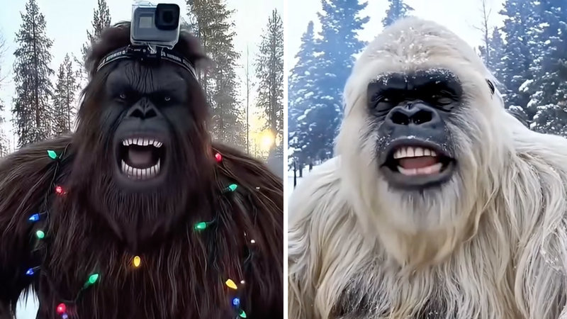 AI Bigfoot and Yeti Vlogs | Know Your Meme