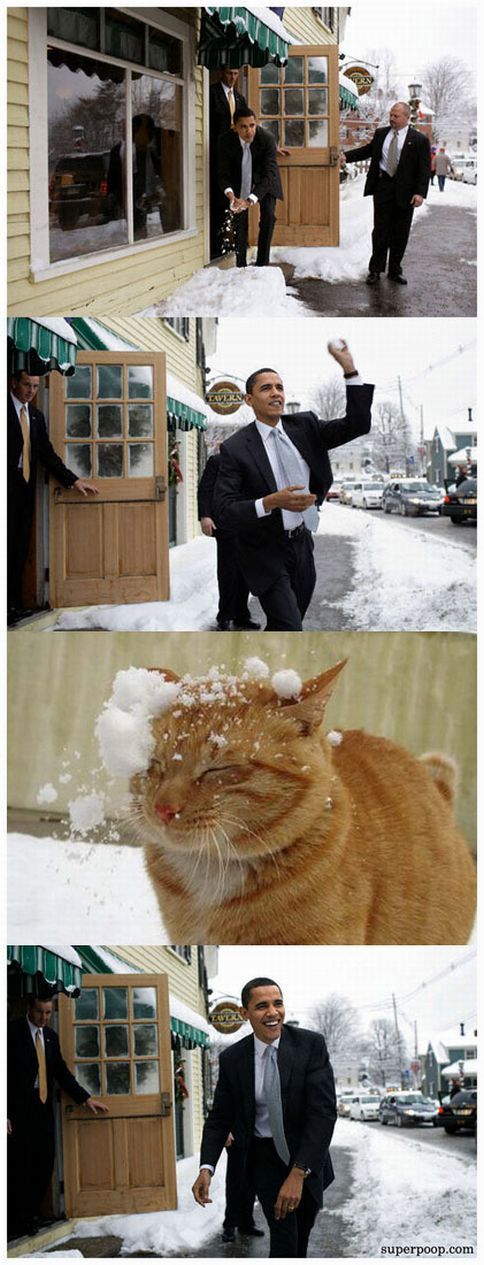 Obama Snowball | Know Your Meme