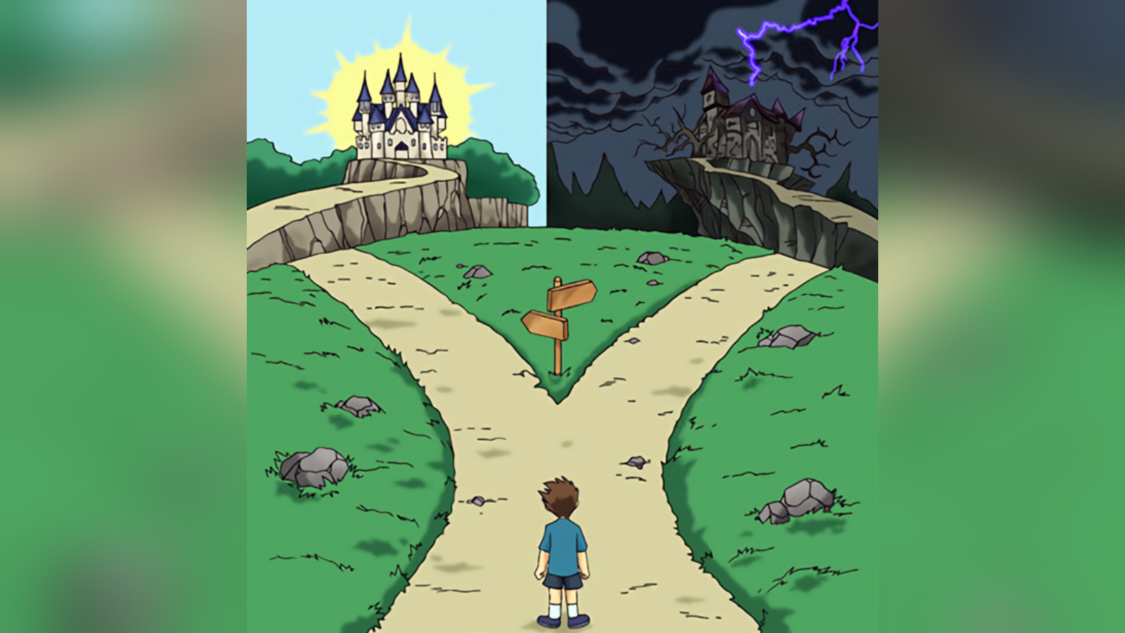 Dramatic Crossroads Know Your Meme