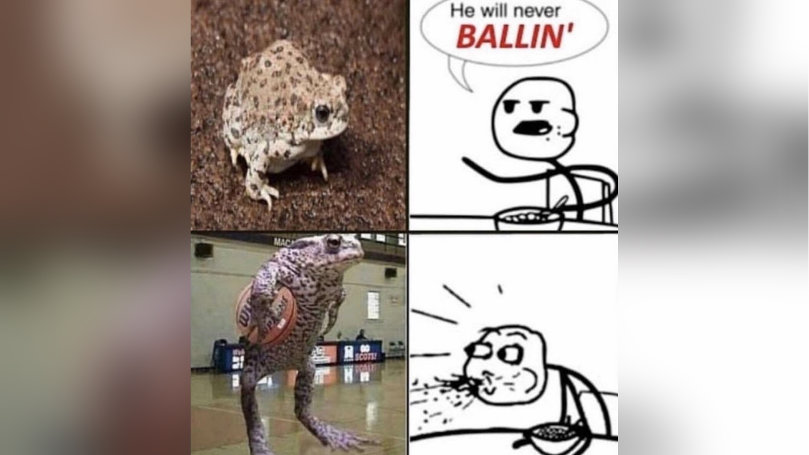 He Will Never Be Ballin Know Your Meme