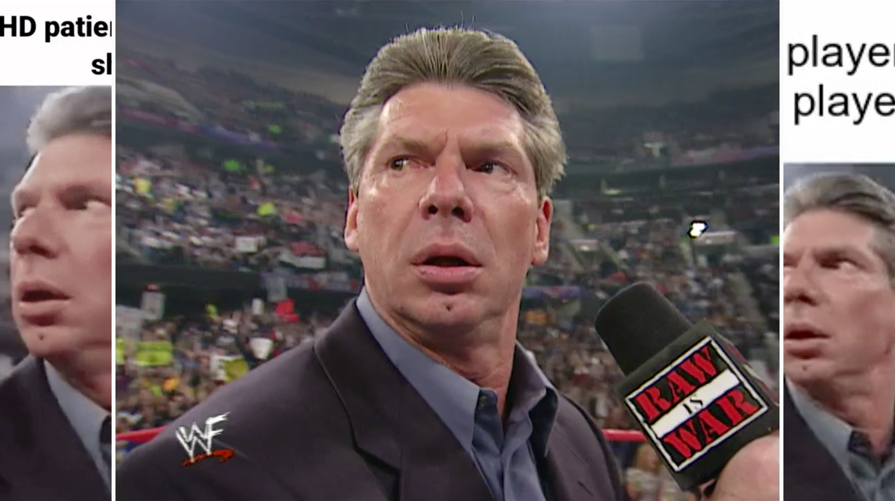 Vince McMahon Prekvapen X When Y Walks In Meme
