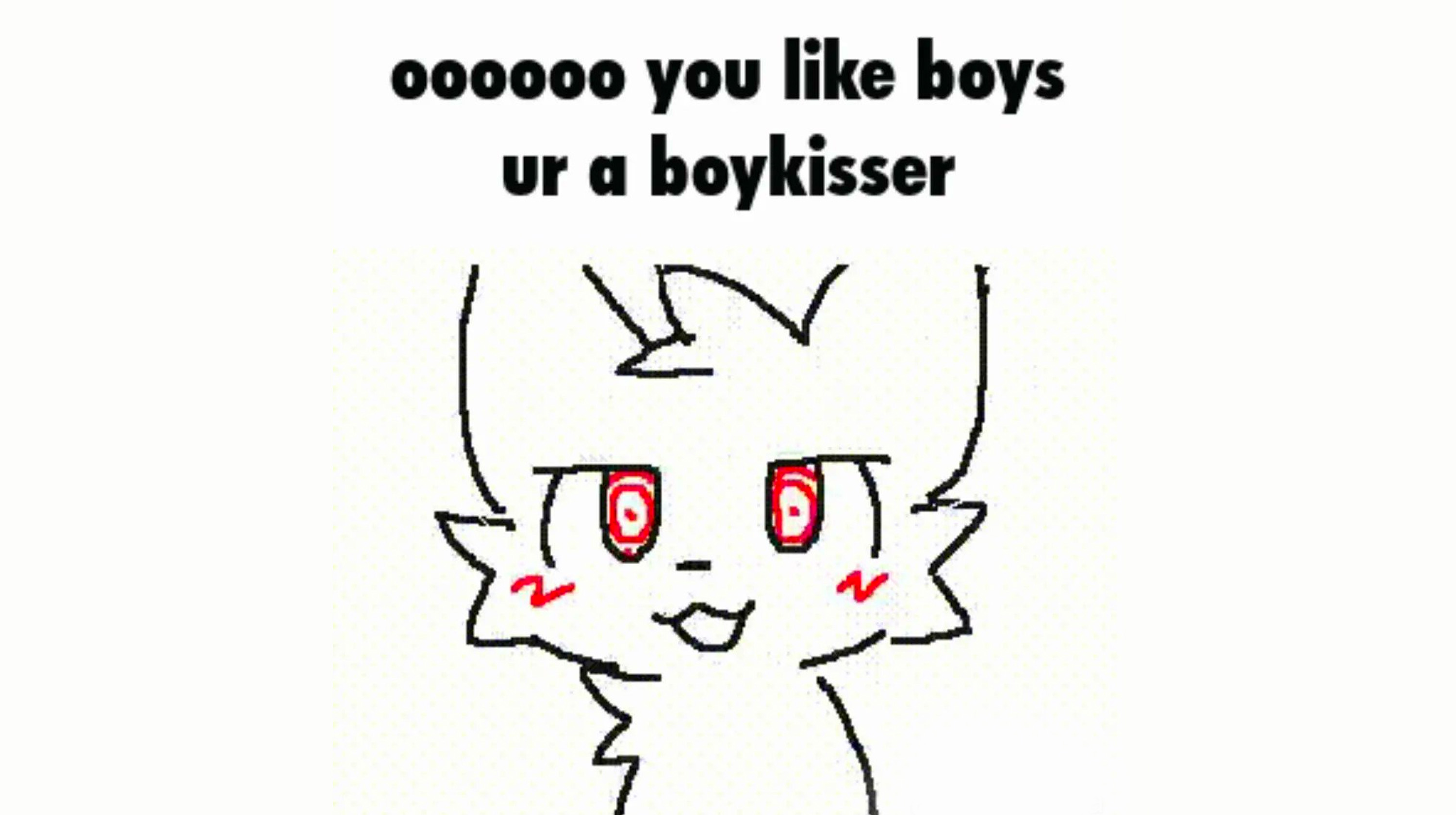 Oooooo You Like Boys Ur A Boykisser Know Your Meme