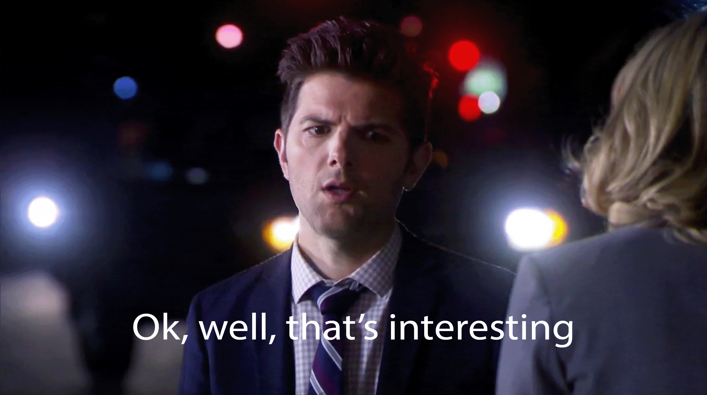 Original Okay Well That s Interesting Parks And Rec Video Meme 
