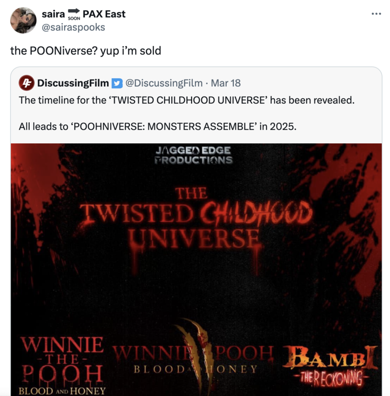 Much Of Twitter Has To Hand It To 'Winnie The Pooh: Blood And Honey ...