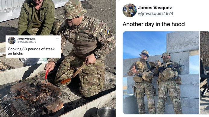 American Volunteer James Vasquez Becomes Internet Famous For Tweets About His Experiences ...