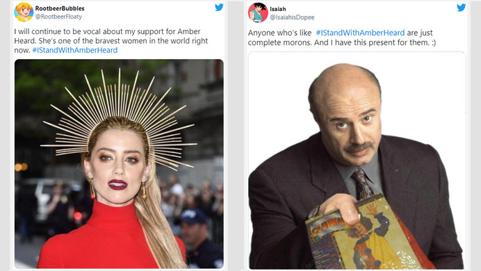Some Stand With Amber Heard More Stand With Johnny Depp And Memes Stand ...
