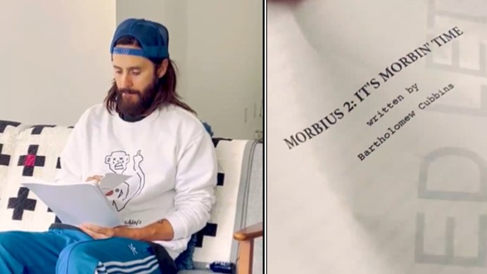 Jared Leto Teases Fictional 'Morbius 2: It's Morbin' Time' Sequel On ...