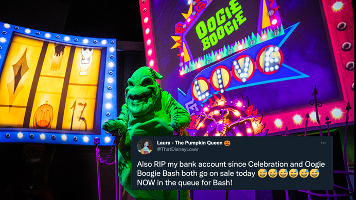 Disney Adults Wait Hours In Virtual Queue For Oogie Boogie Bash Tickets ...