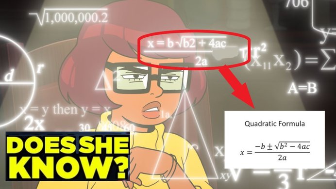 Jinkies! 'Velma' Show's Scientific Snafu Snubs Quadratic Equation ...