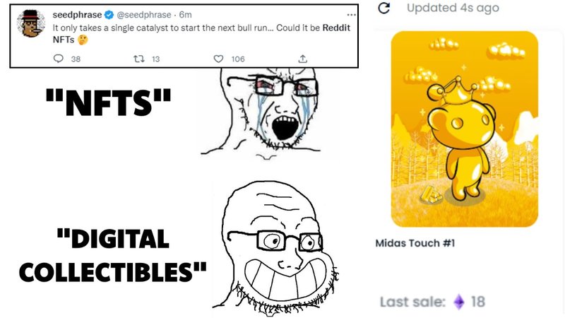 Reddit NFTs Spike In Value For No Discernable Reason | Know Your Meme