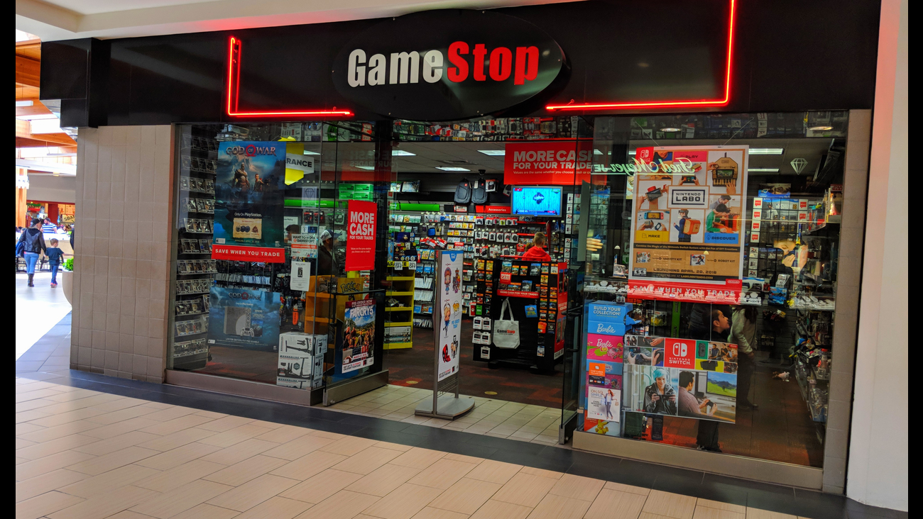 Gamestop Store Interior