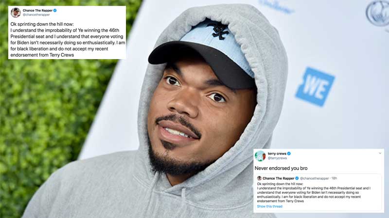 Twitter Reacts To Chance The Rapper's Endorsement Of Kanye West For ...