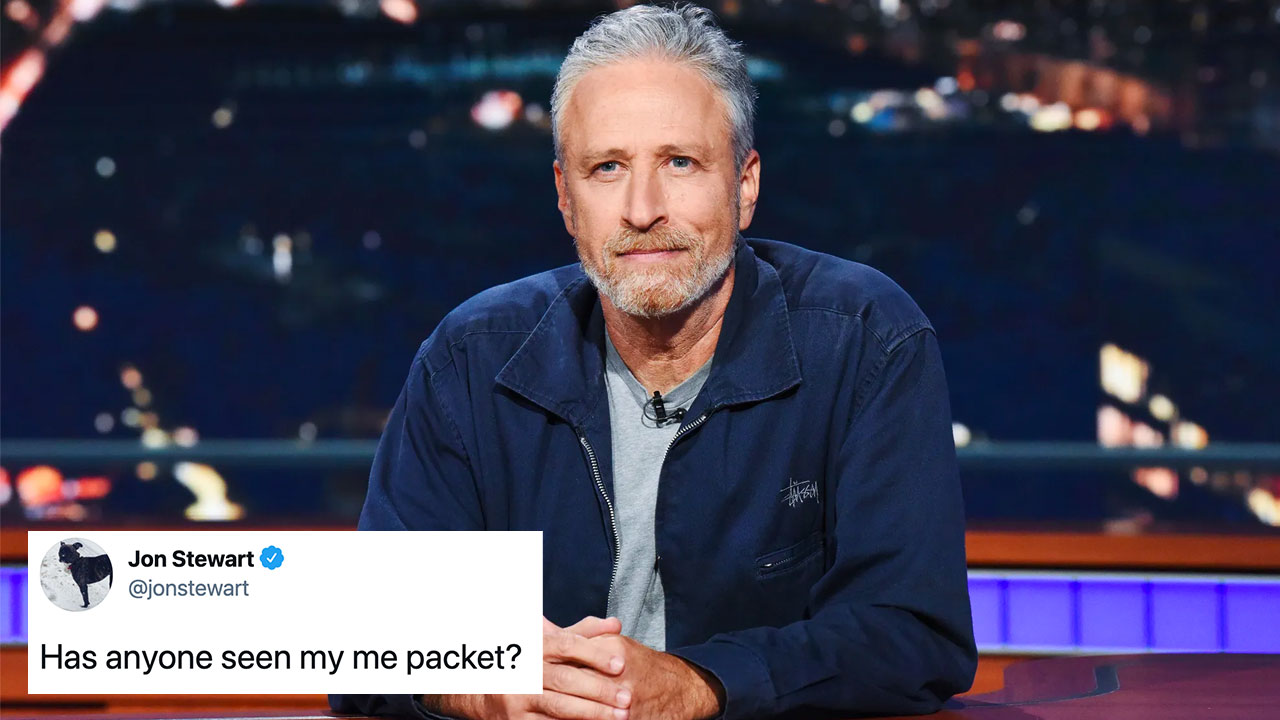Jon Stewarts Package Twitter Meme Explained | Know Your Meme