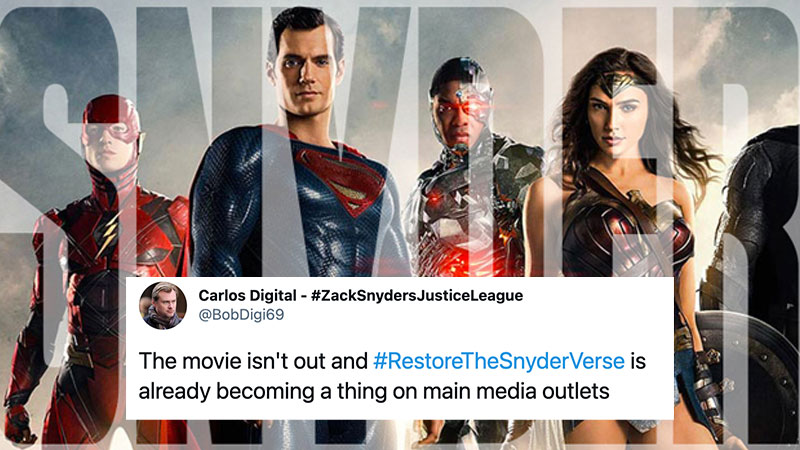 #ReleaseTheSnyderCut Movement Demands Warner Bros Release The ...