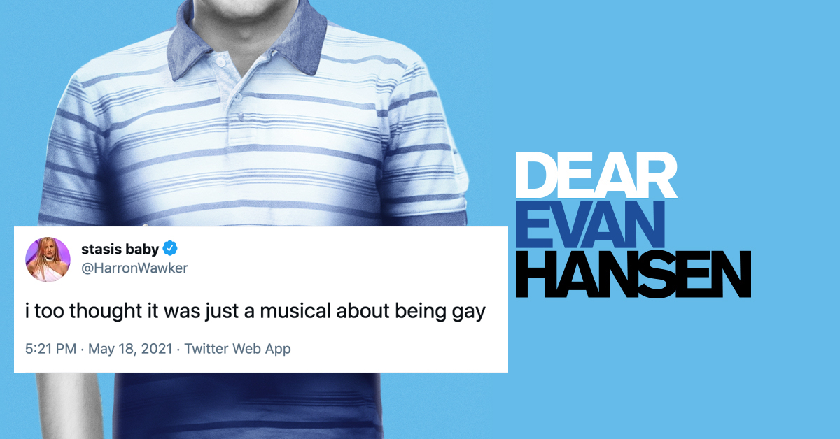 Twitter Users Shocked To Discover 'Dear Evan Hansen' Isn't Heartwarming ...