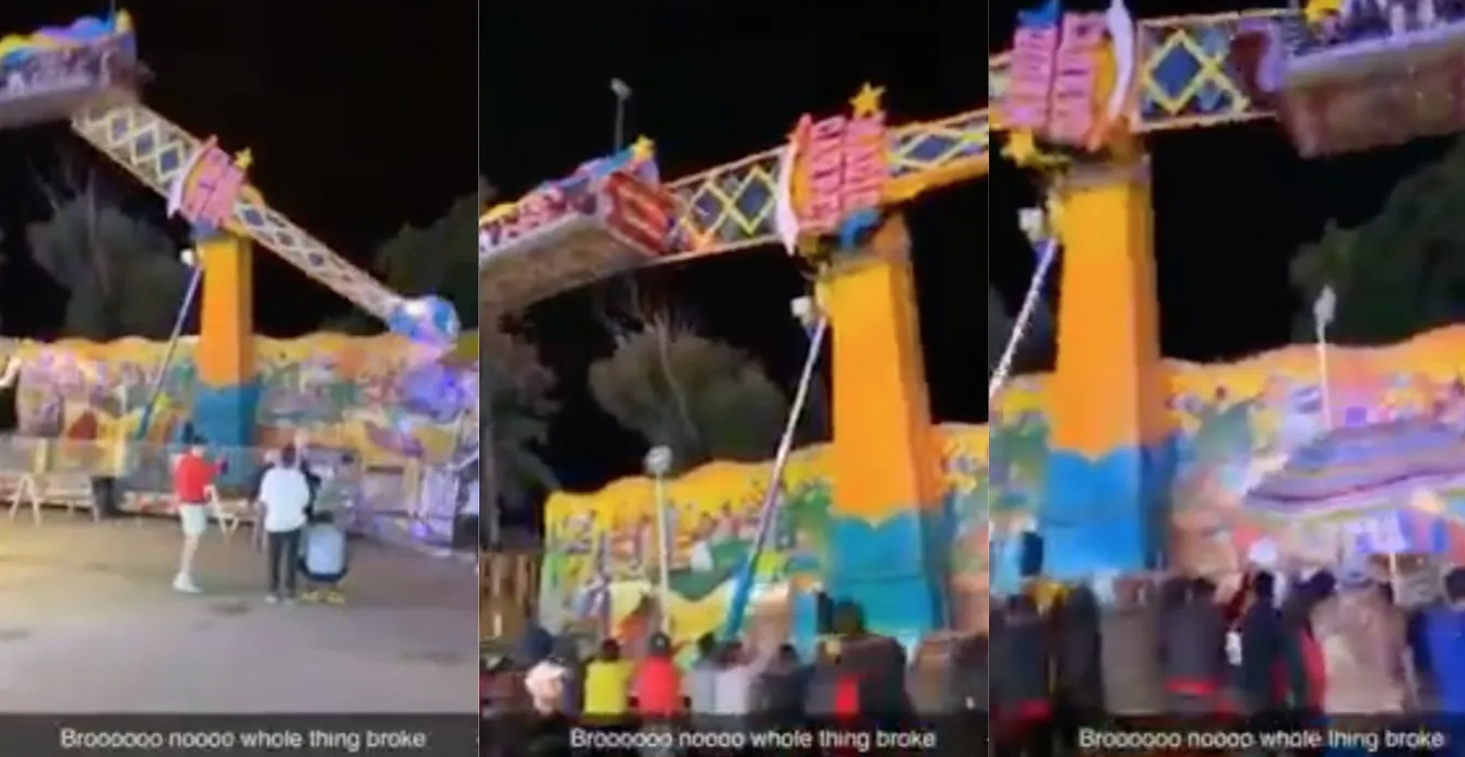 Video Captures Carnival Goers Working To Stop Ride From Tipping Over ...