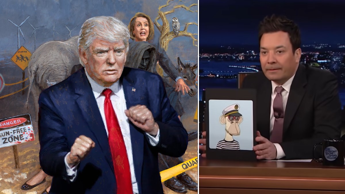 Crypto Wallet Supposedly Belonging To Jimmy Fallon Bought Trump NFT And ...