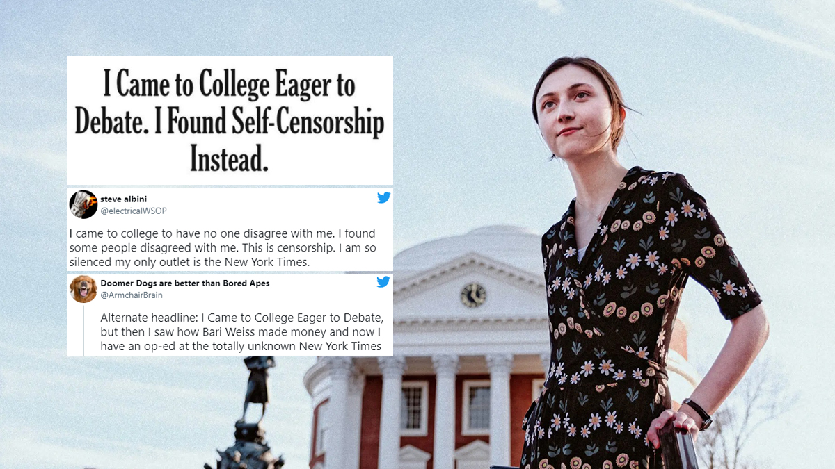 Eyes Are Rolling After College Student Pens New York Times Op-ed ...