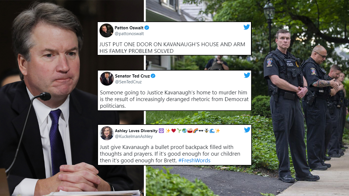 Calls To Ensure Brett Kavanaugh's Security After Armed Man Visited His ...