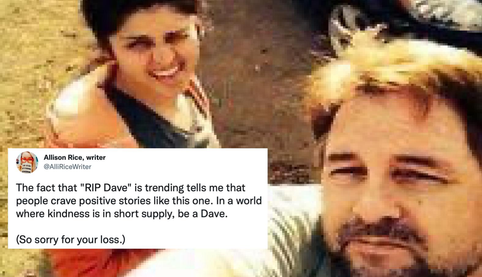 Kind Man Named Dave Who Took Care Of A Kid Memorialized In Viral Tweet ...