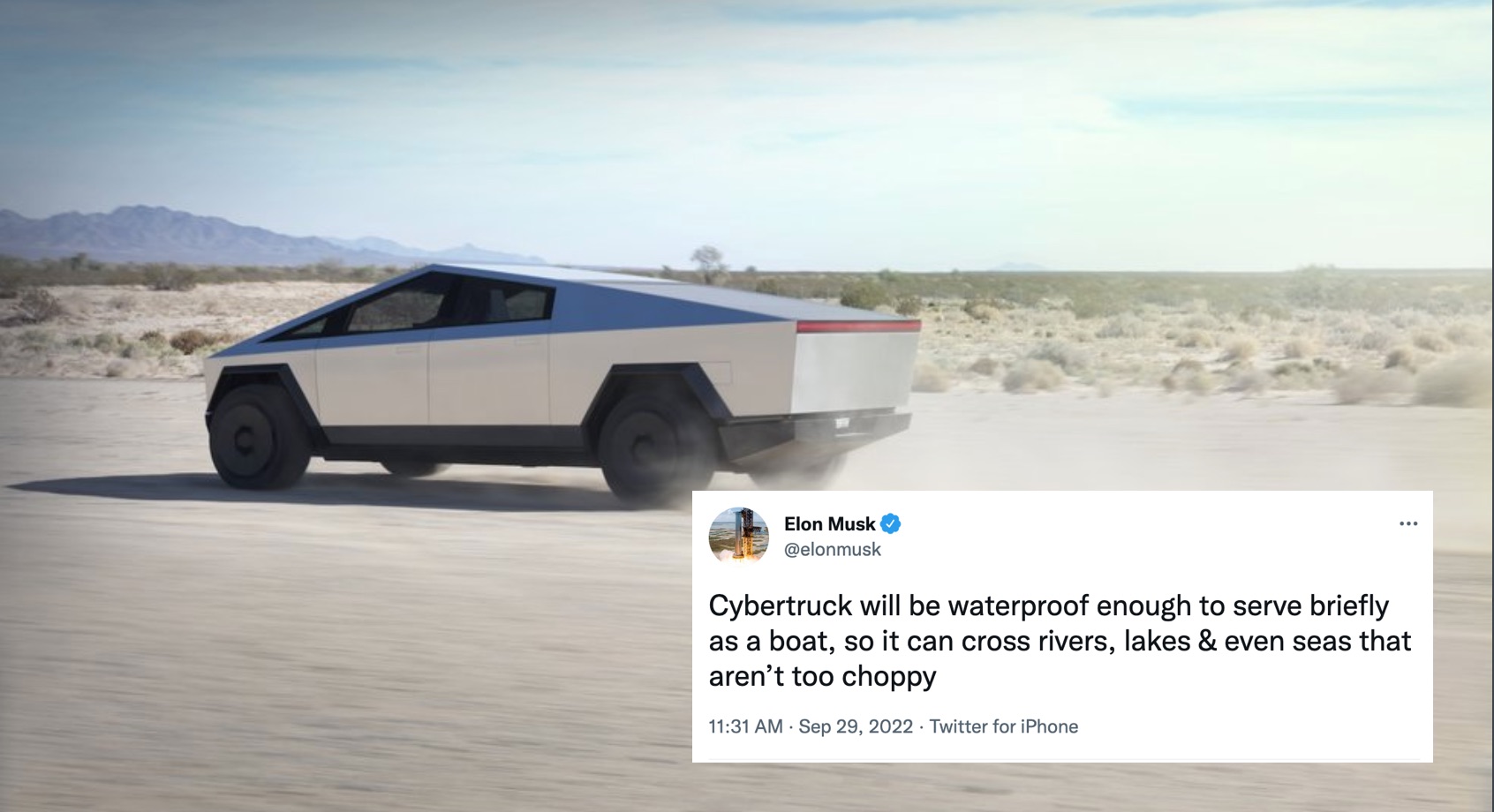 Elon Musk Tries To Hype Up Cybertruck By Saying It Can 'Serve Briefly ...
