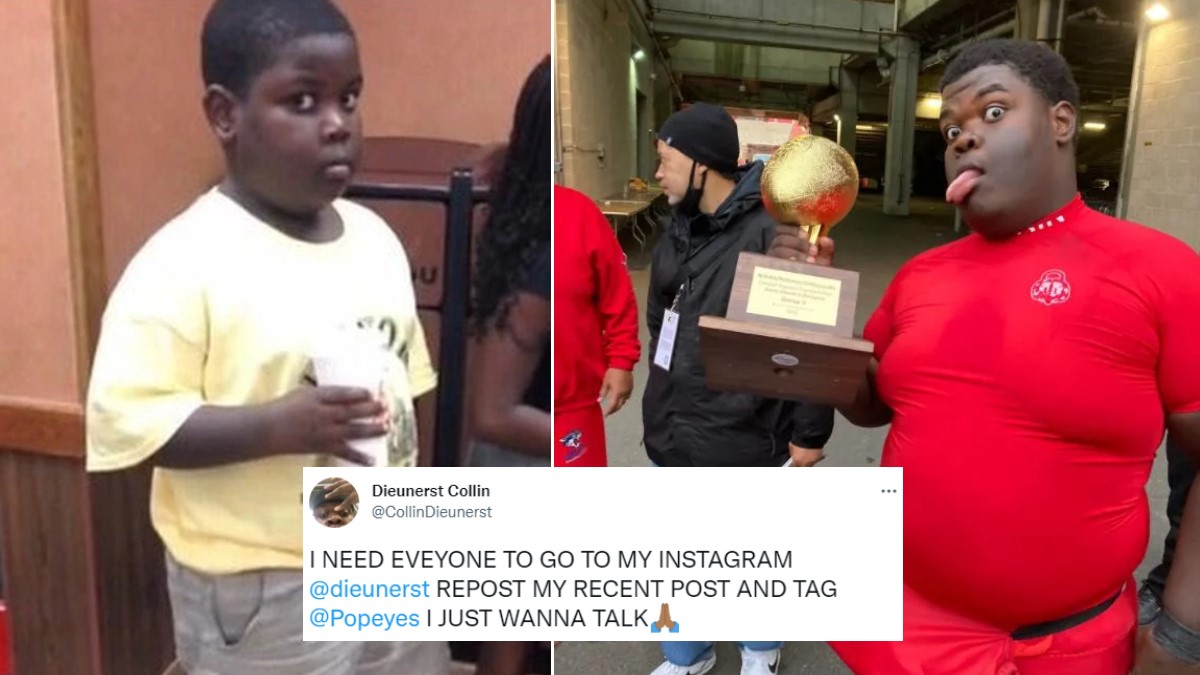 'Popeye's Kid' Is Now 'Popeyes Man' And He's Hungry For A Sponsorship ...