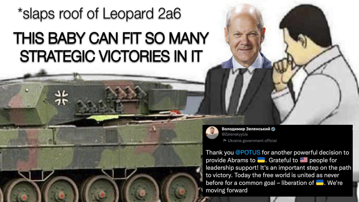 Allied Countries Send Tanks To Ukraine And Posters Send Memes | Know ...