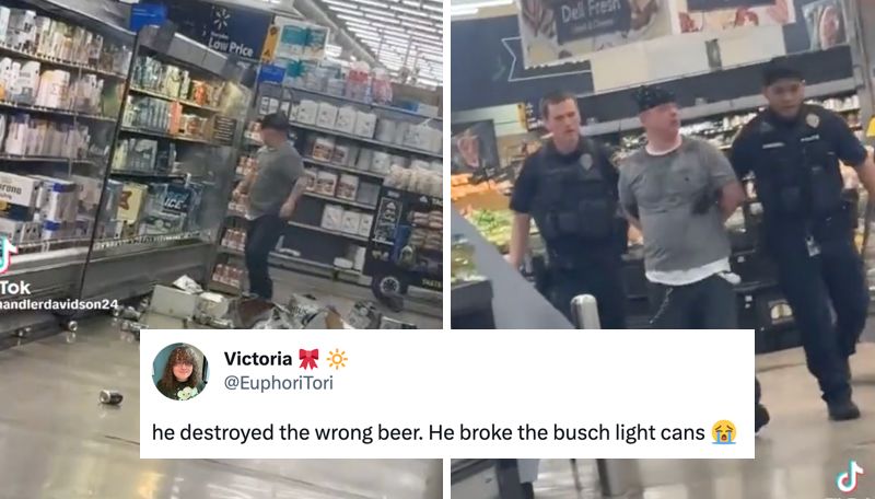 Man Goes Viral For Destroying Walmart's Supply Of Busch Light, Though ...