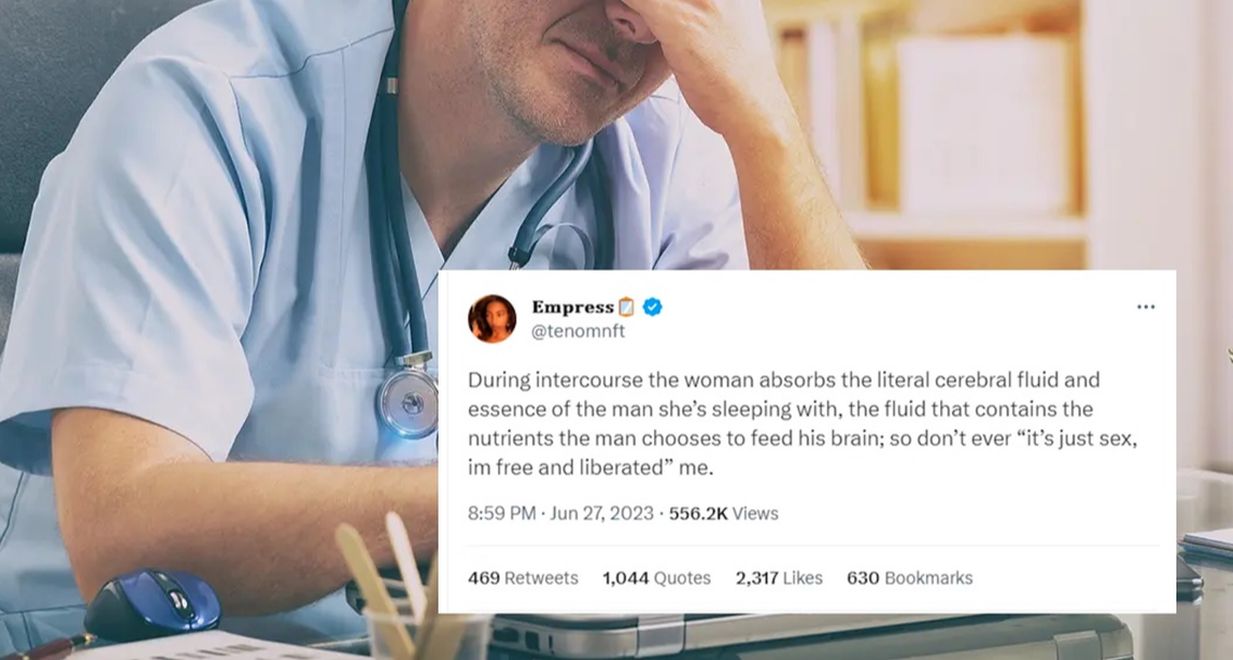 Woman Claims Women Drain Men Of Brain Fluid During Sex, Twitter Lets ...