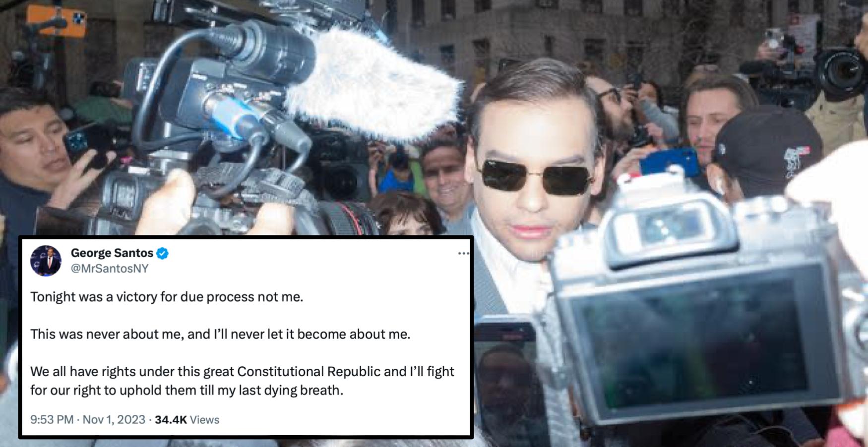 George Santos Lives To Lie Another Day In Congress, Escaping Expulsion ...