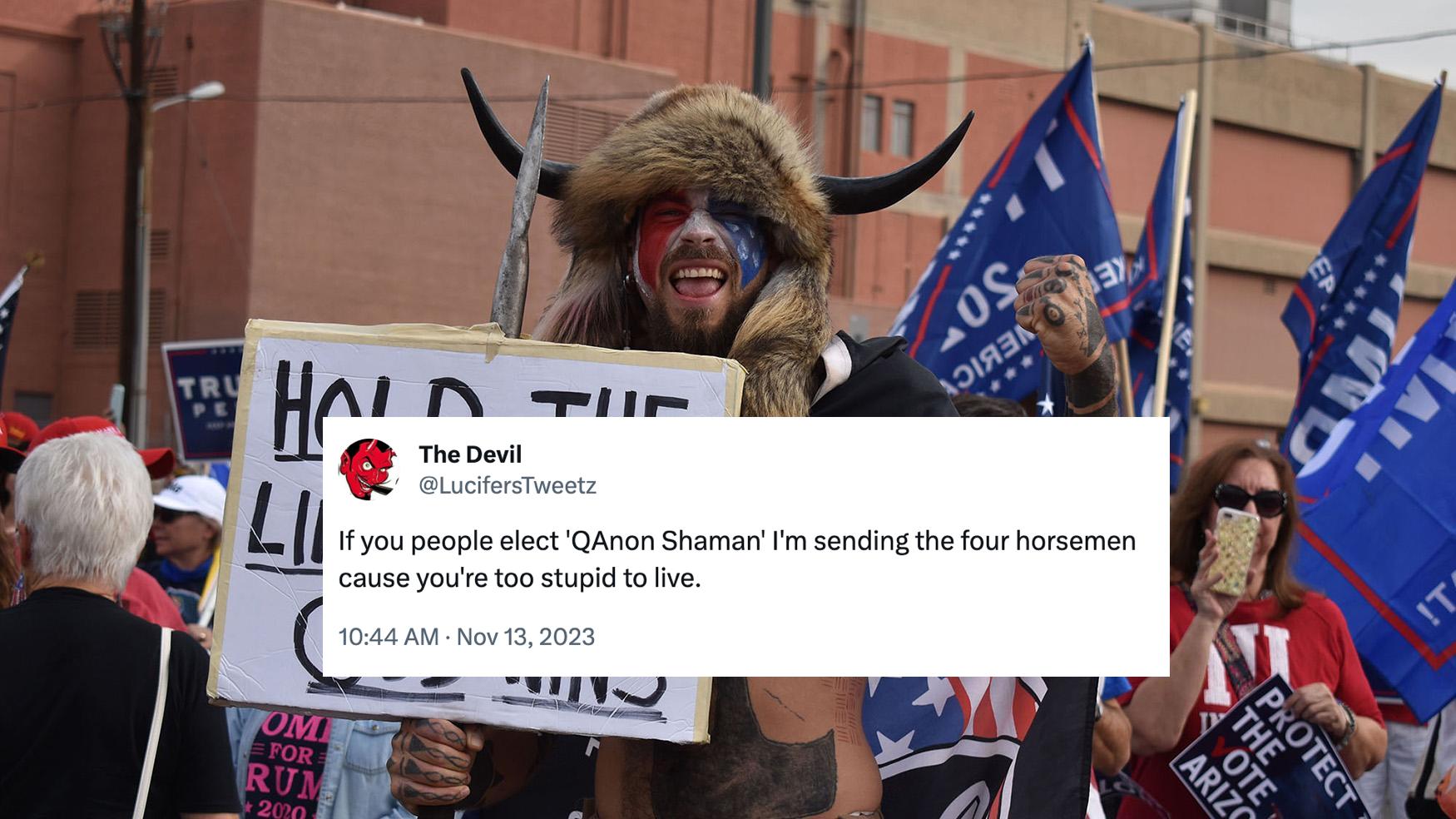 Now Out Of Jail After January 6th, The QAnon Shaman Is Running For ...