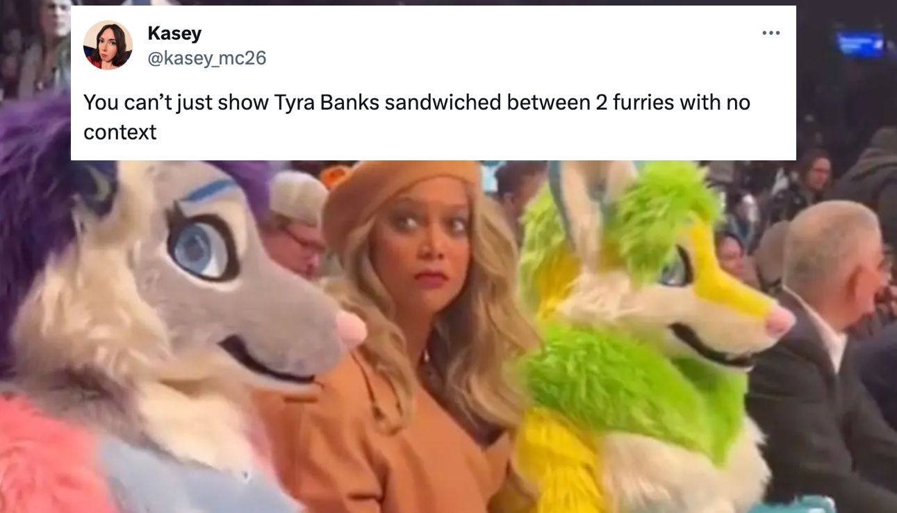 NBA Fans Are Trying To Get To The Bottom Of Why Tyra Banks Was Seated ...