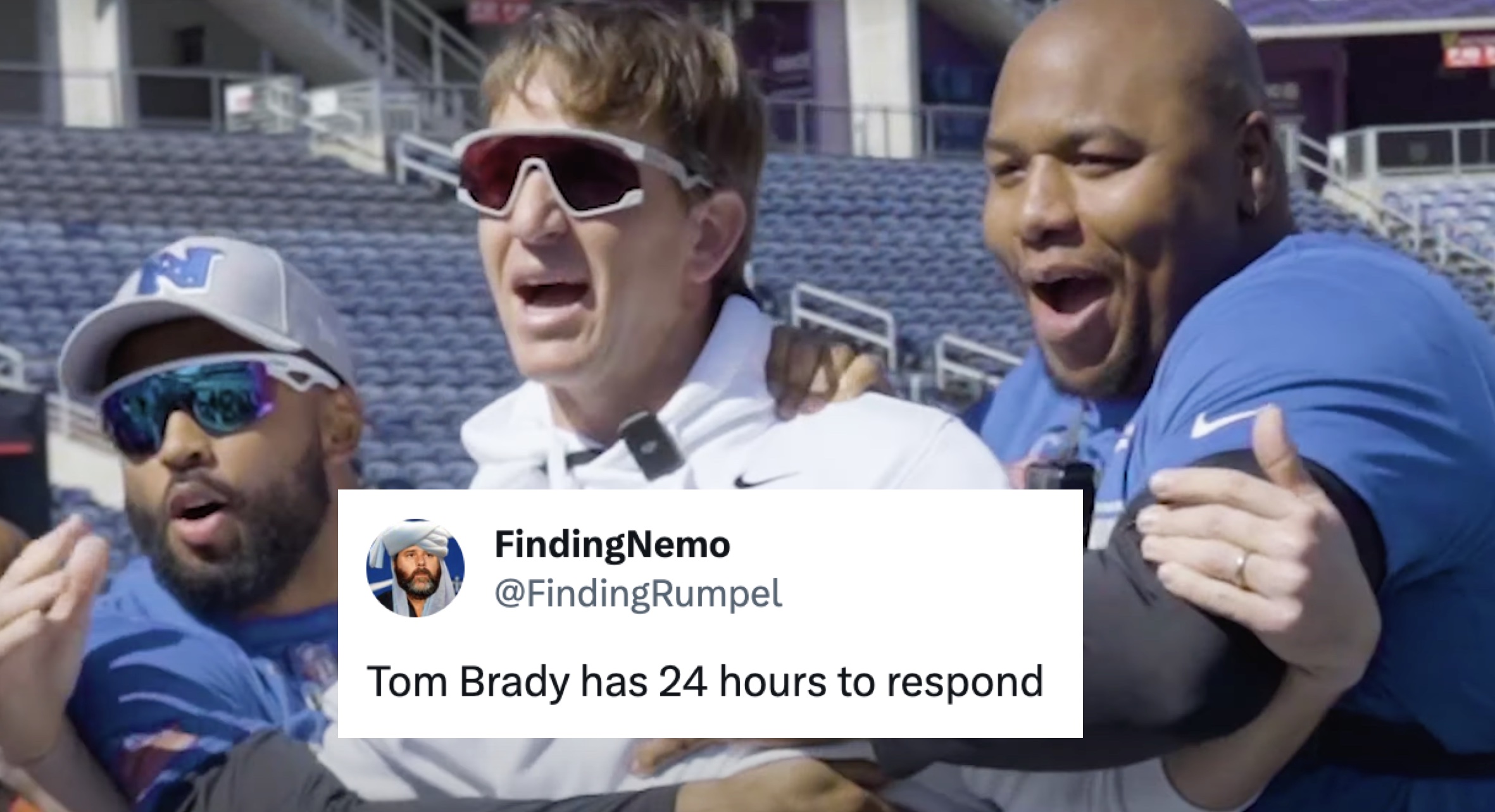 Eli Manning Goes Viral Rap Battling 'Supa Hot Fire,' Dissing Tom Brady ...