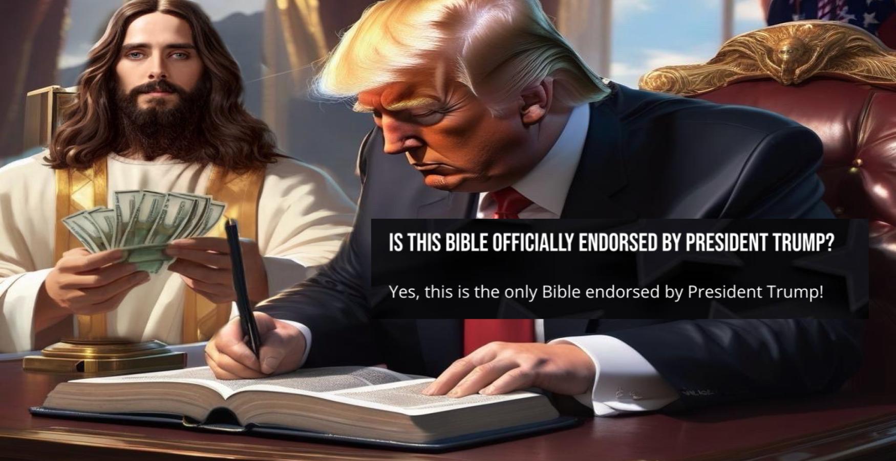 Donald Trump To 'Make America Pray Again' With God Bless The USA Bibles ...