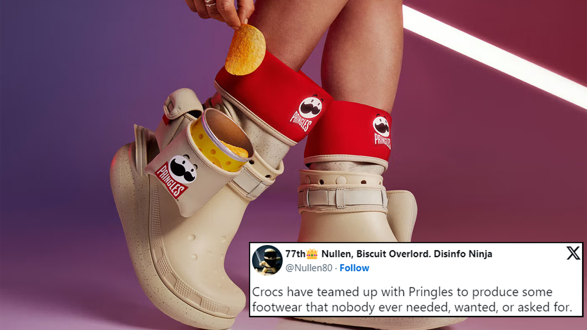 Crocs X Pringles Boot Collaboration Awes Inflames And Confuses Meme ...