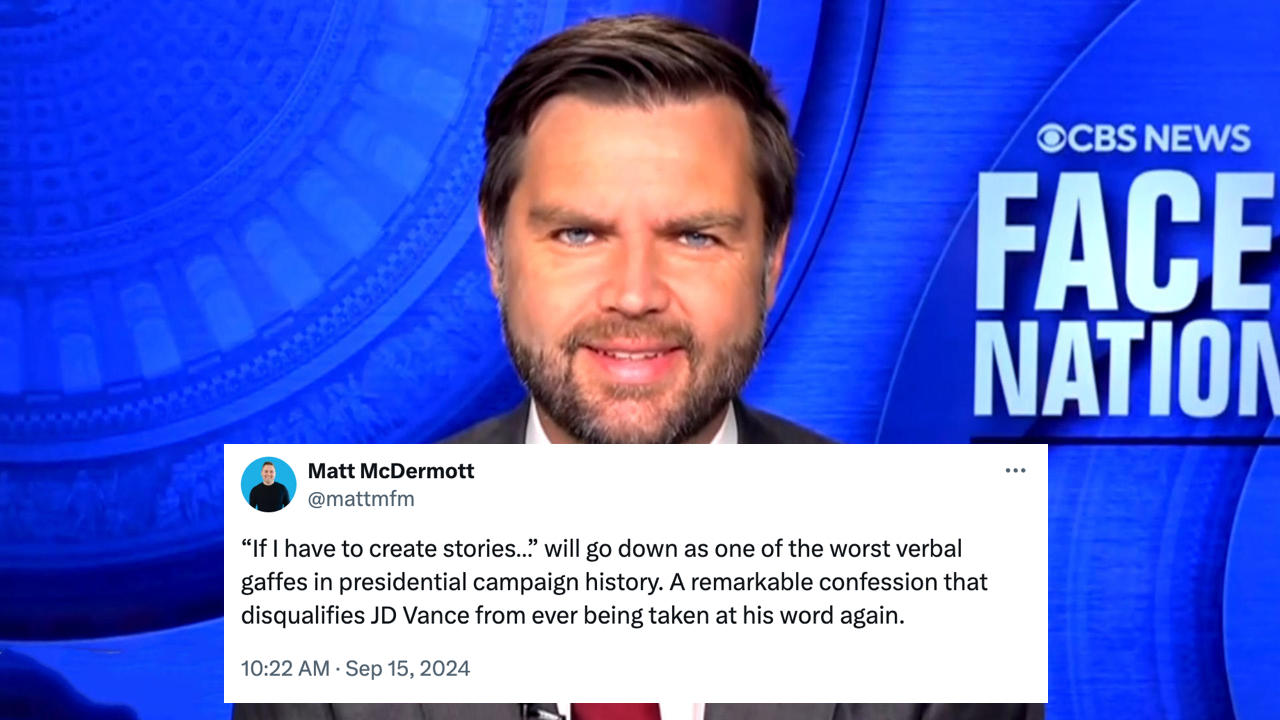 JD Vance Says He 'Created' 'Haitian Migrants Eating Ohioan Pets' Story ...