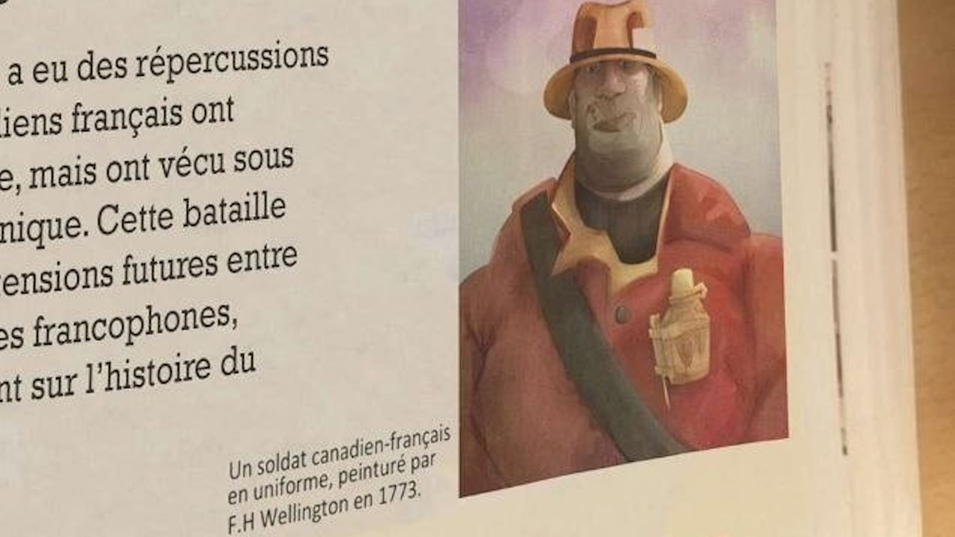 Did Soldier From 'TF2' Appear In A Canadian Textbook? | Know Your Meme