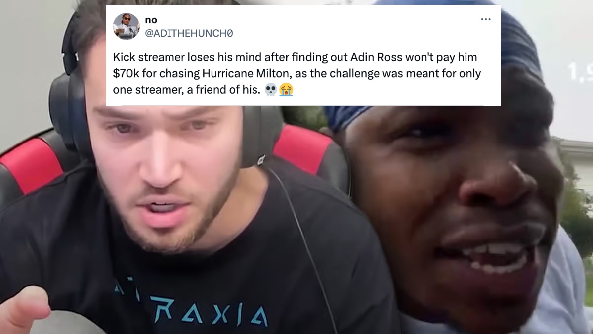 Adin Ross Didn't Put Out An Open $70,000 Prize For Any Streamer To Broadcast Thr... | Know Your Meme