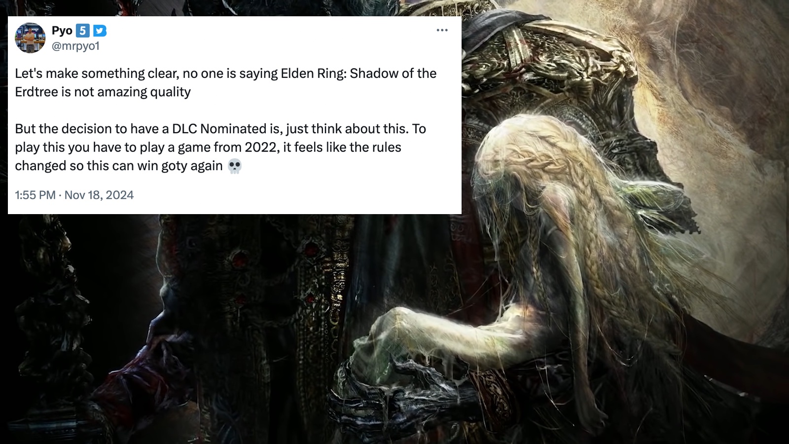 'Elden Ring' DLC 'Shadow Of The Erdtree' Is Eligible For Game Of The ...