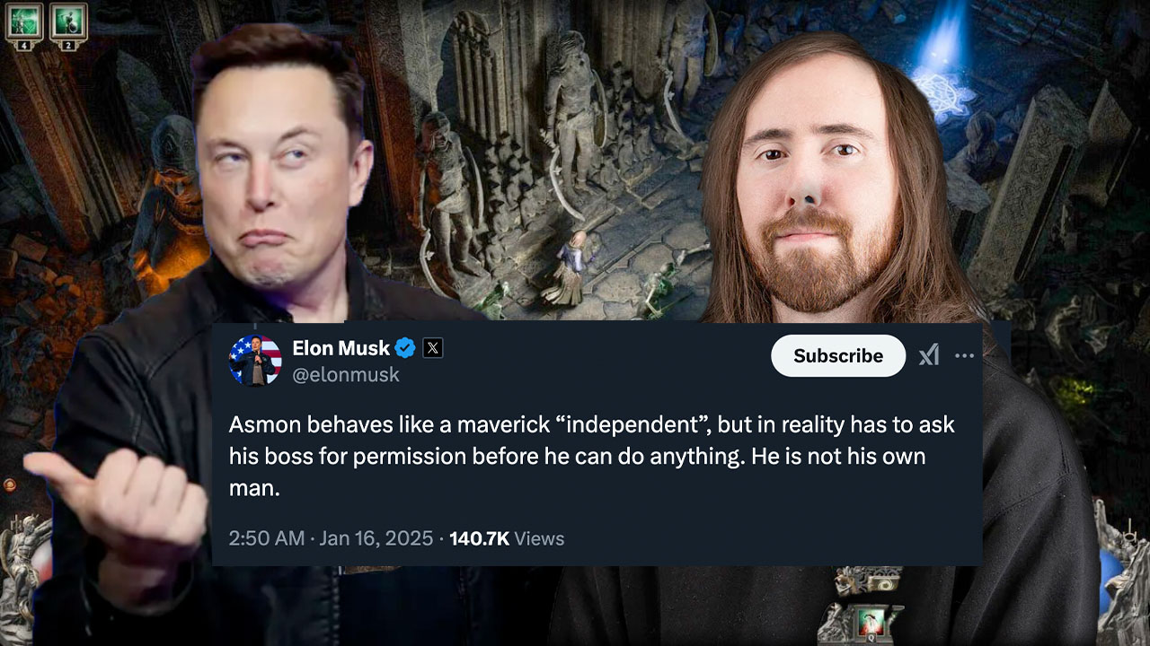 Elon Musk Has Removed Asmongold's Verification Badge And Leaked His DMs ...