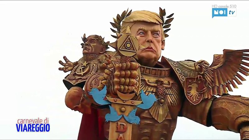 Italy's God Emperor Trump Parade Float Is Nightmare Fuel – VisionViral.com