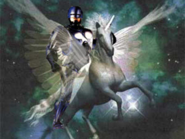 [Image - 1985] | Robocop On A Unicorn | Know Your Meme