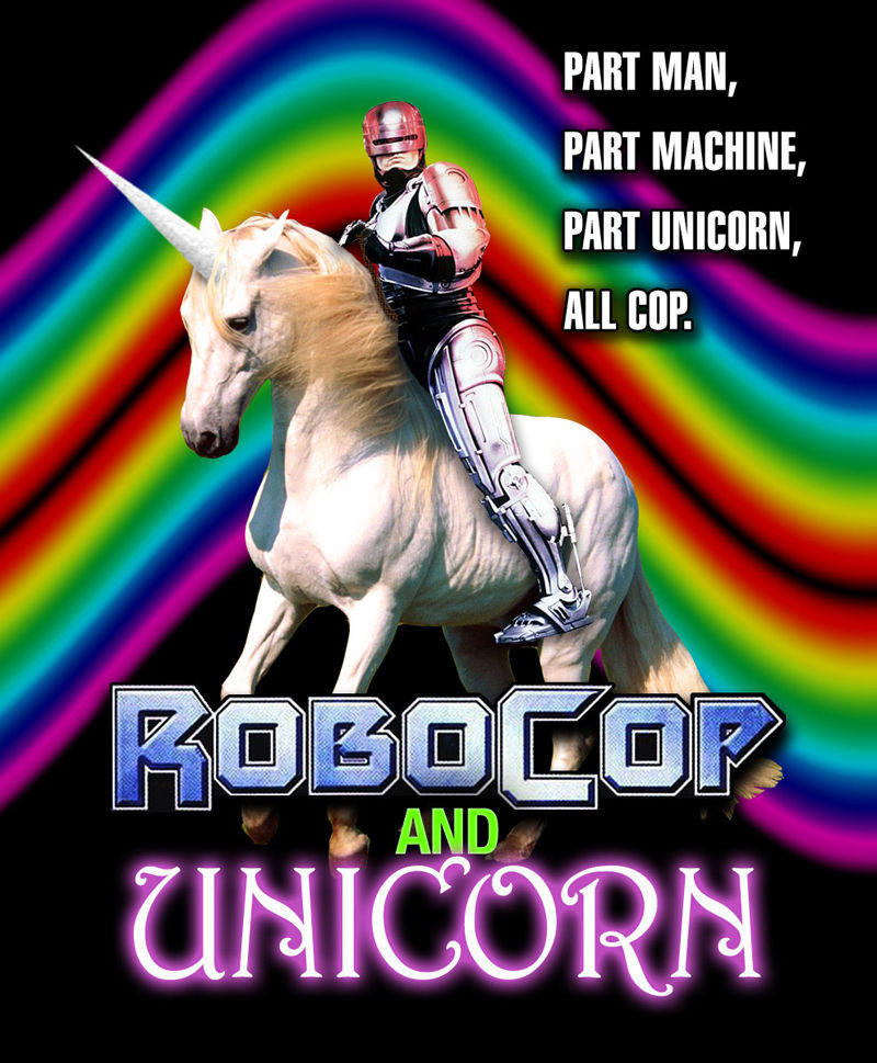[Image - 1991] | Robocop On A Unicorn | Know Your Meme