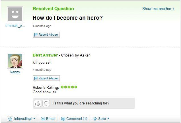 [Image - 8199] | Yahoo Answers | Know Your Meme