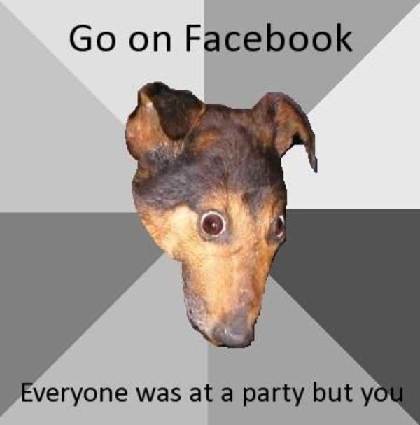 [Image - 9484] | Depression Dog | Know Your Meme